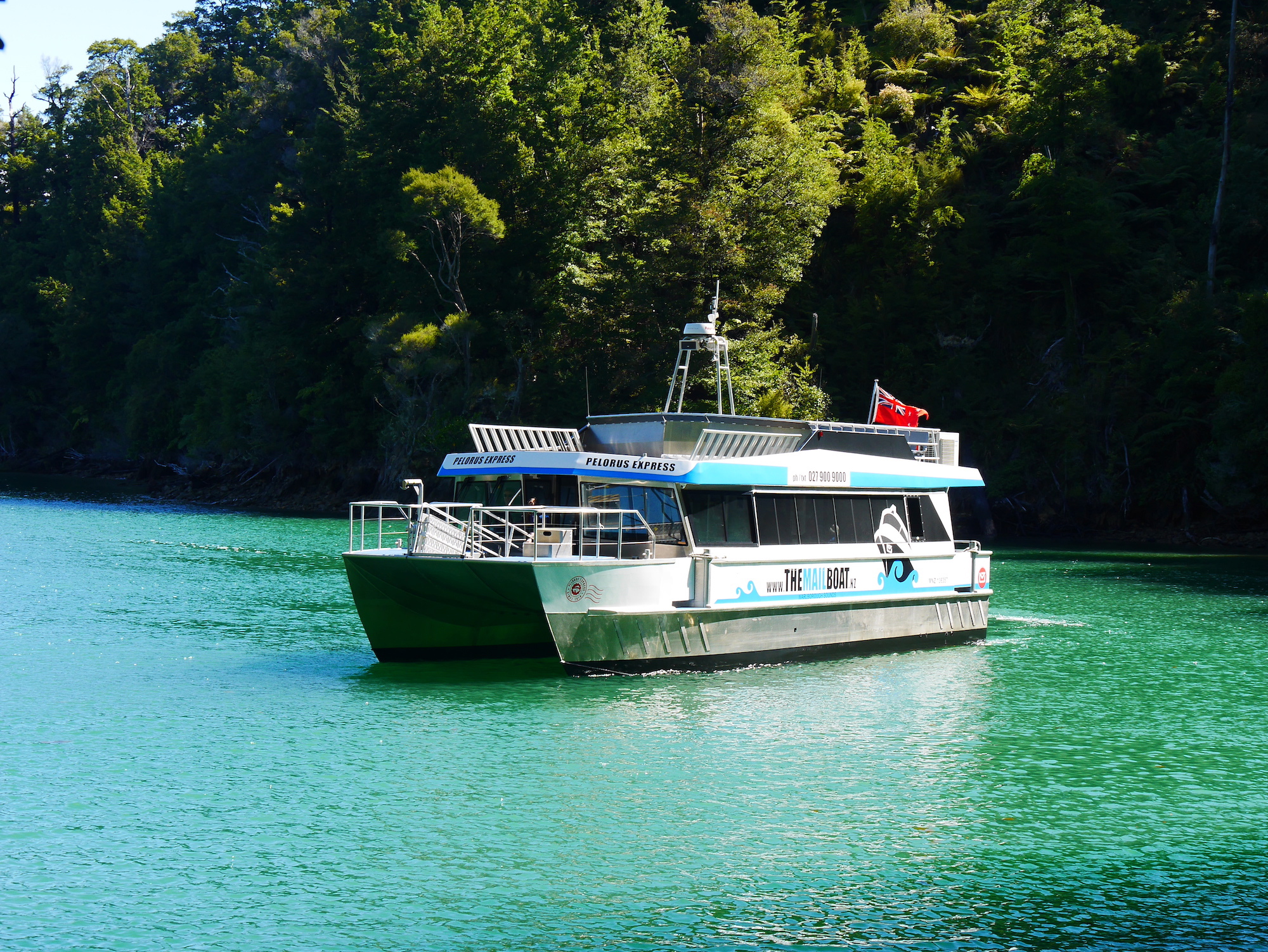 Plan your cruise or water transfer on the Pelorus Mail Boat.